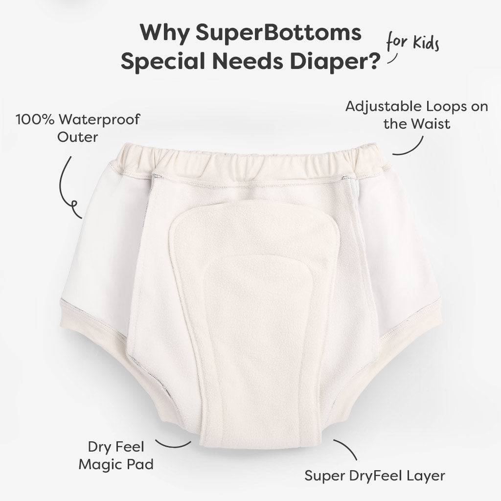 Special Kids Diaper in a Pack of 3 by SuperBottoms - SuperBottoms