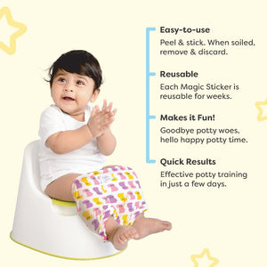 Potty Training stickers + Padded underwear by SuperBottoms