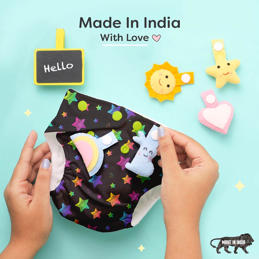 UNO Diaper Charmlings in Pack of 5 by SuperBottoms