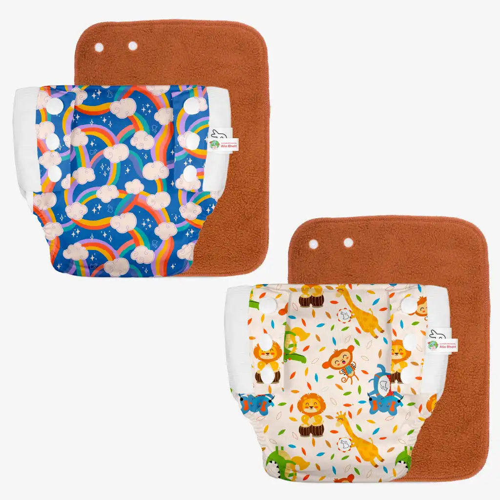 Pull-Up Cloth Diapers Pack of 2 for Baby at SuperBottoms - SuperBottoms