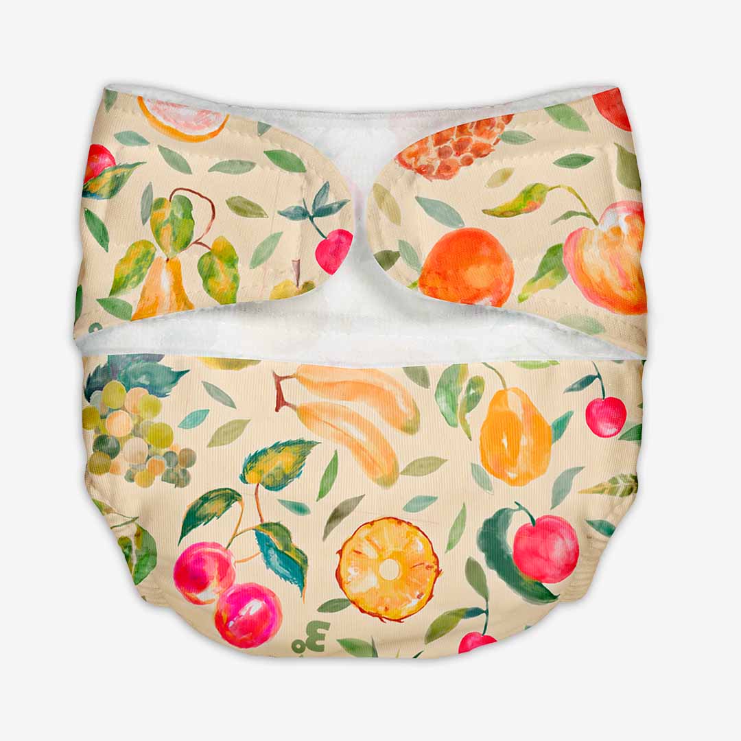 Newborn UNO Cloth Diaper (Fruit Burst) - SuperBottoms
