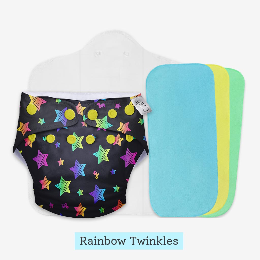 Easy Poop Clean Combo (UNO Cloth Diaper + Magic Pad + Sheet) - SuperBottoms