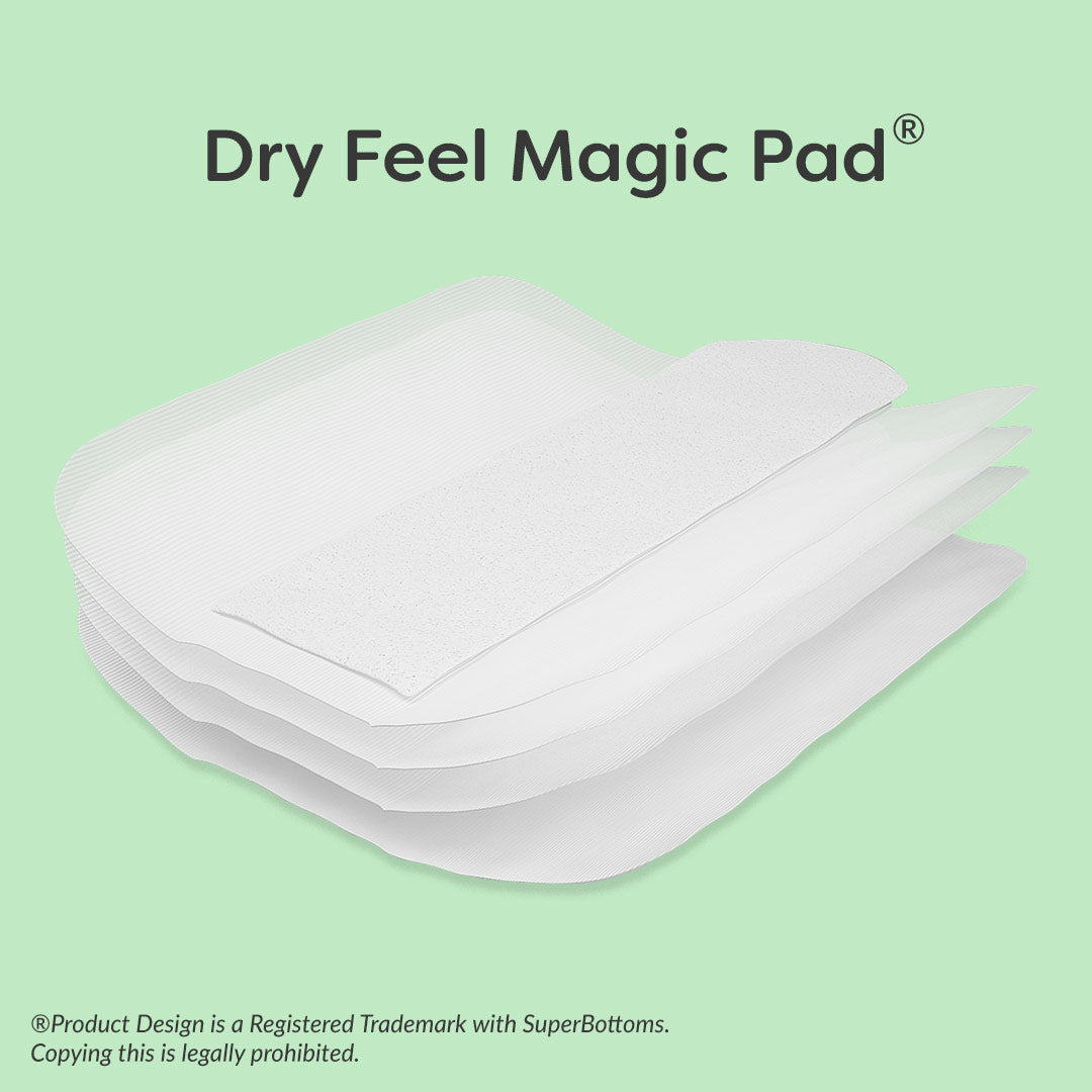 Newborn size Dry Feel Magic Pads - Pack of 2 | Diaper changing pad ...
