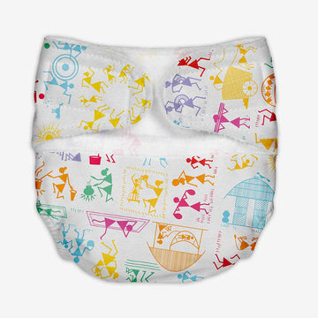 Reusable UNO Cloth Diapers for Newborn Baby by SuperBottoms