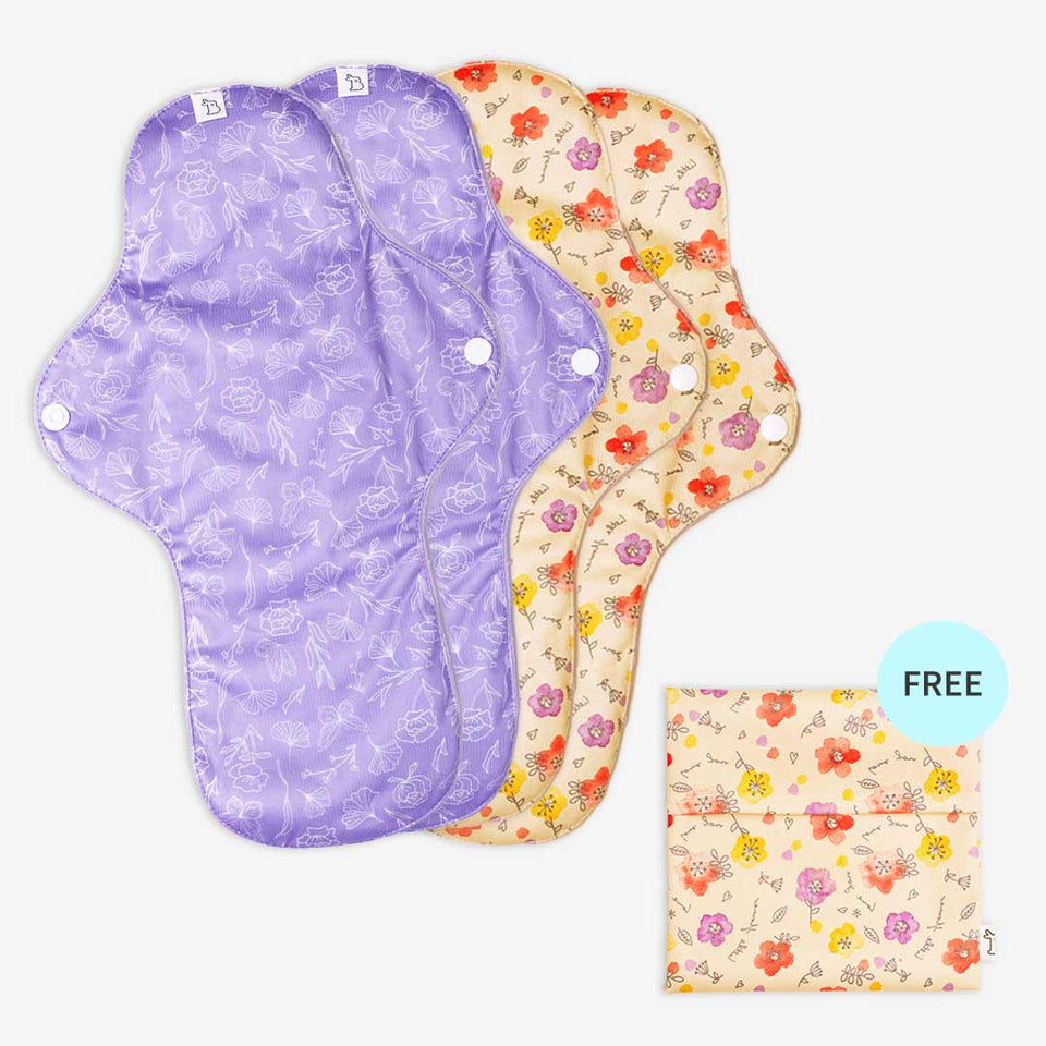 Reusable Sanitary Cloth Pads for Periods by SuperBottoms