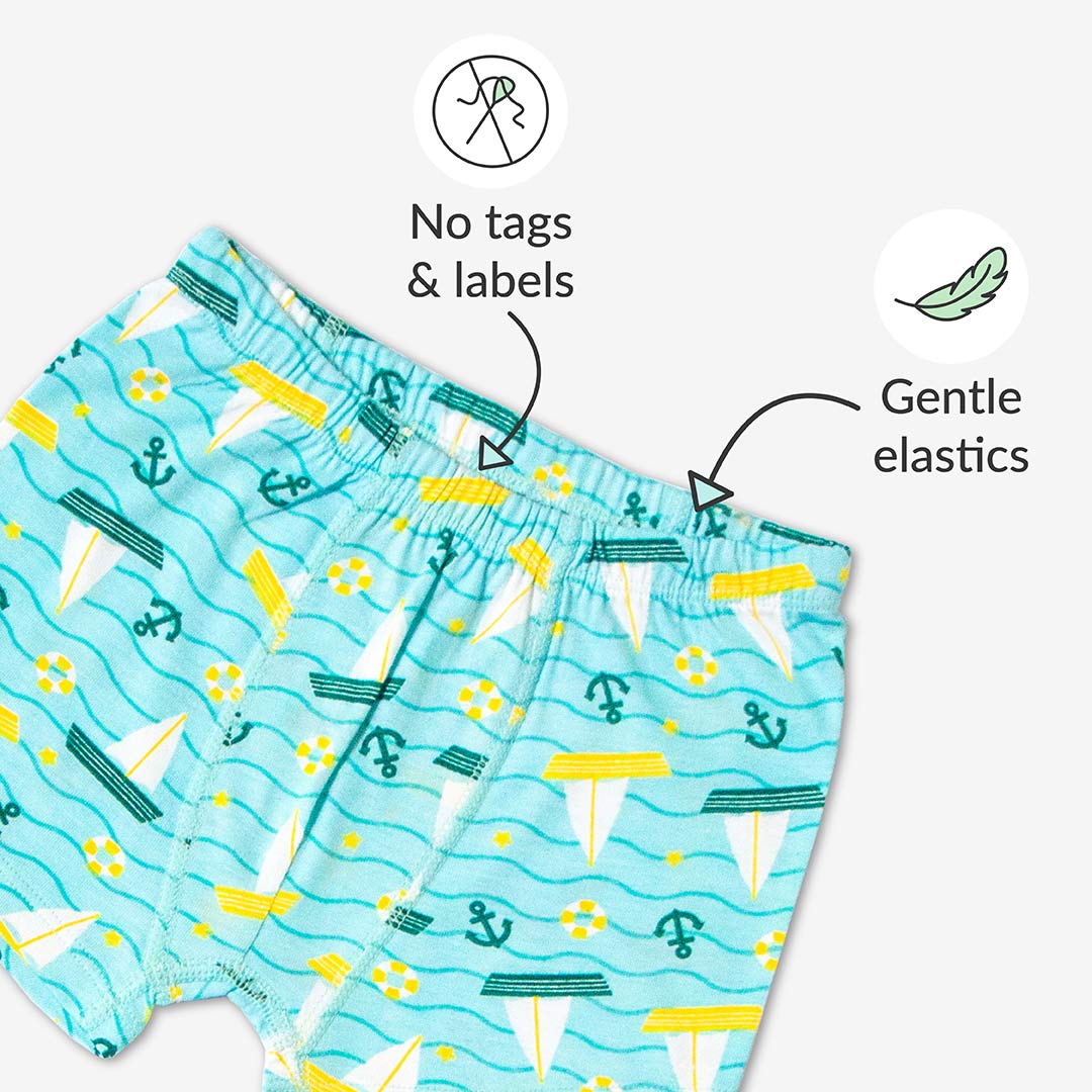 Young Boy Trunks Pack of 3 (Kid's Day Out) - SuperBottoms