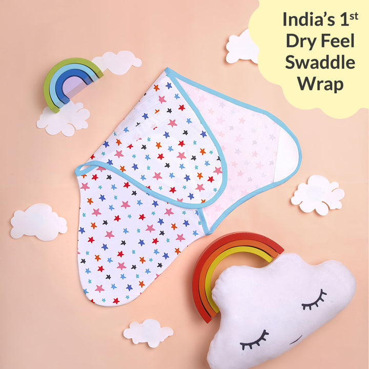 Dry Feel Swaddle Wrap for Newborn Baby by SuperBottoms